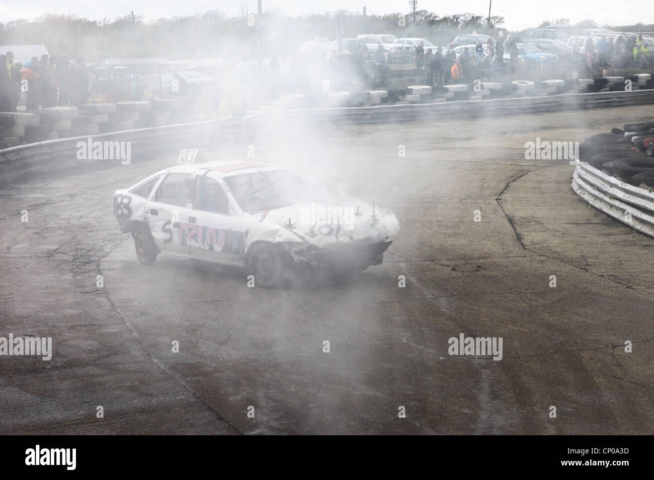 Nudge & Spin race at Angmering Raceway, West Sussex Stock Photo - Alamy