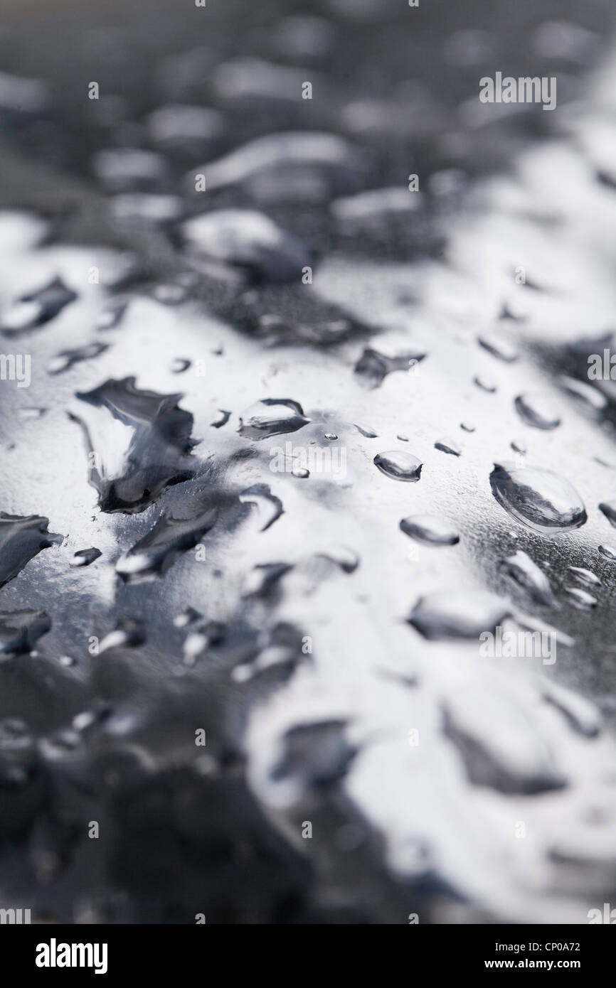 Water droplets on metal surface hi-res stock photography and images - Alamy