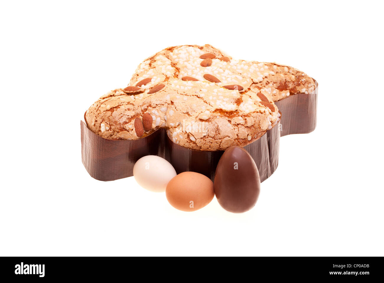 Easter Dove And Eggs Stock Photo - Alamy