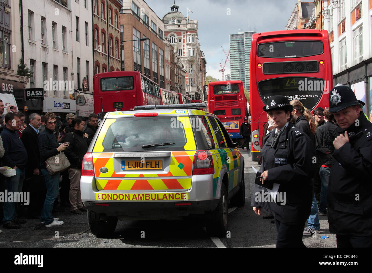 Bomb ambulance fire police hi-res stock photography and images - Alamy