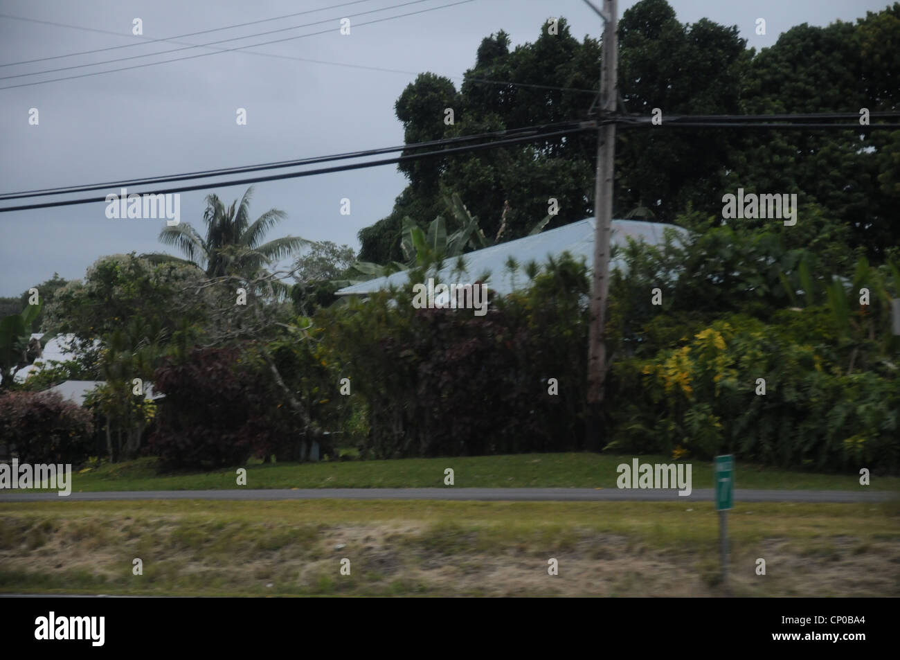 Hilo Hawaii is a town surrounded by water falls and tropical gardens ...