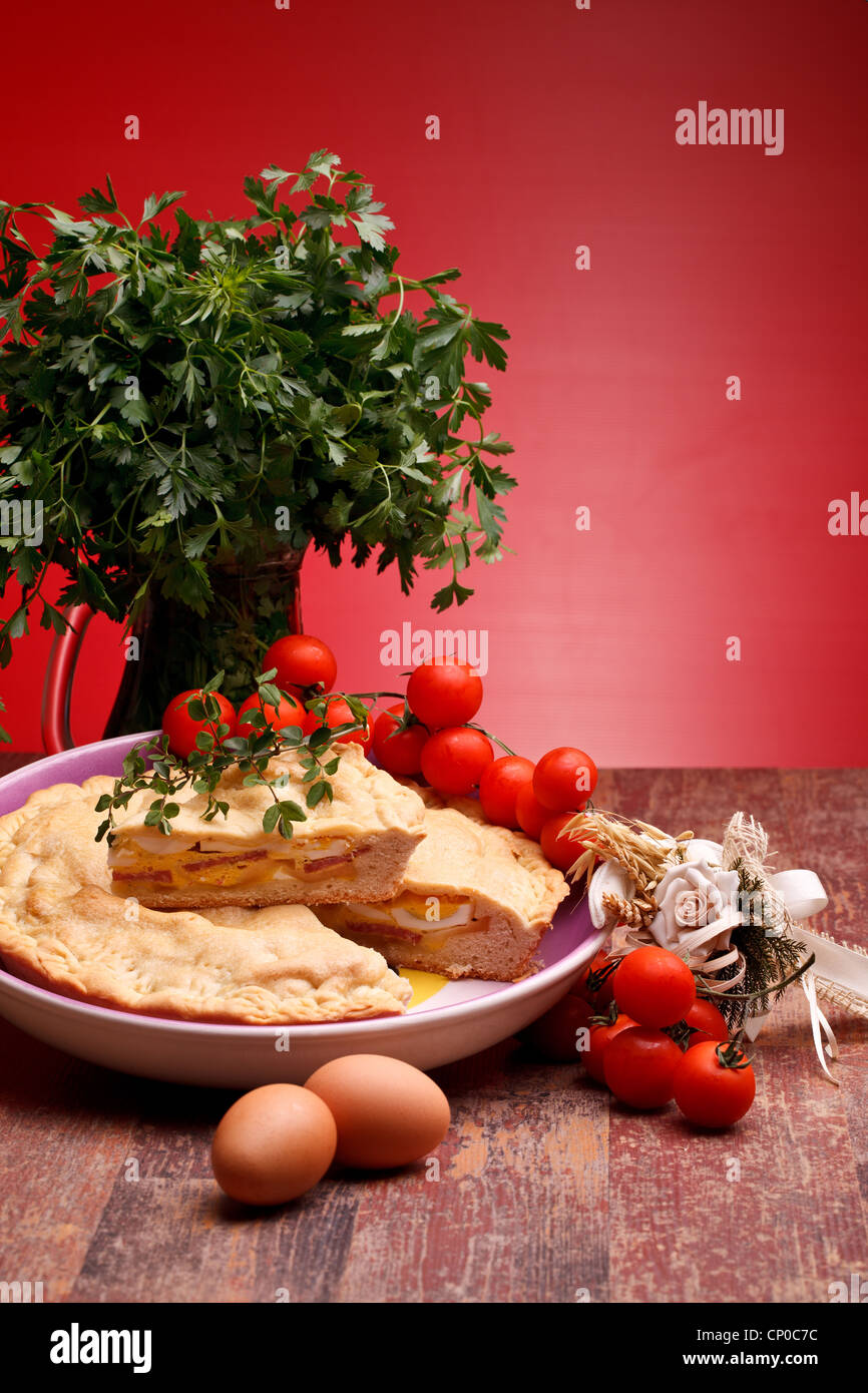Italian easter pie hi-res stock photography and images - Alamy