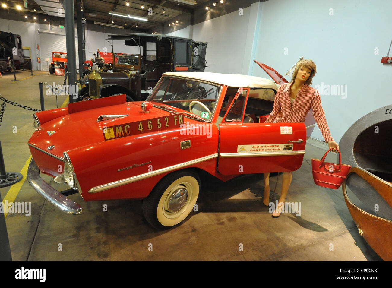 Red amphicar hi-res stock photography and images - Alamy