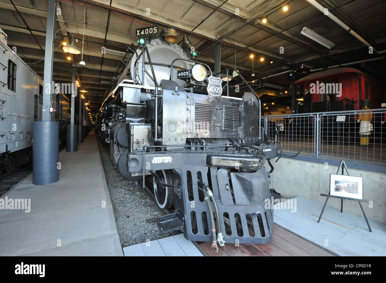 Big Boy , Union Pacific Railroad's 4000-class 4-8-8-4 articulated steam locomotives. NUmber 4005 ...