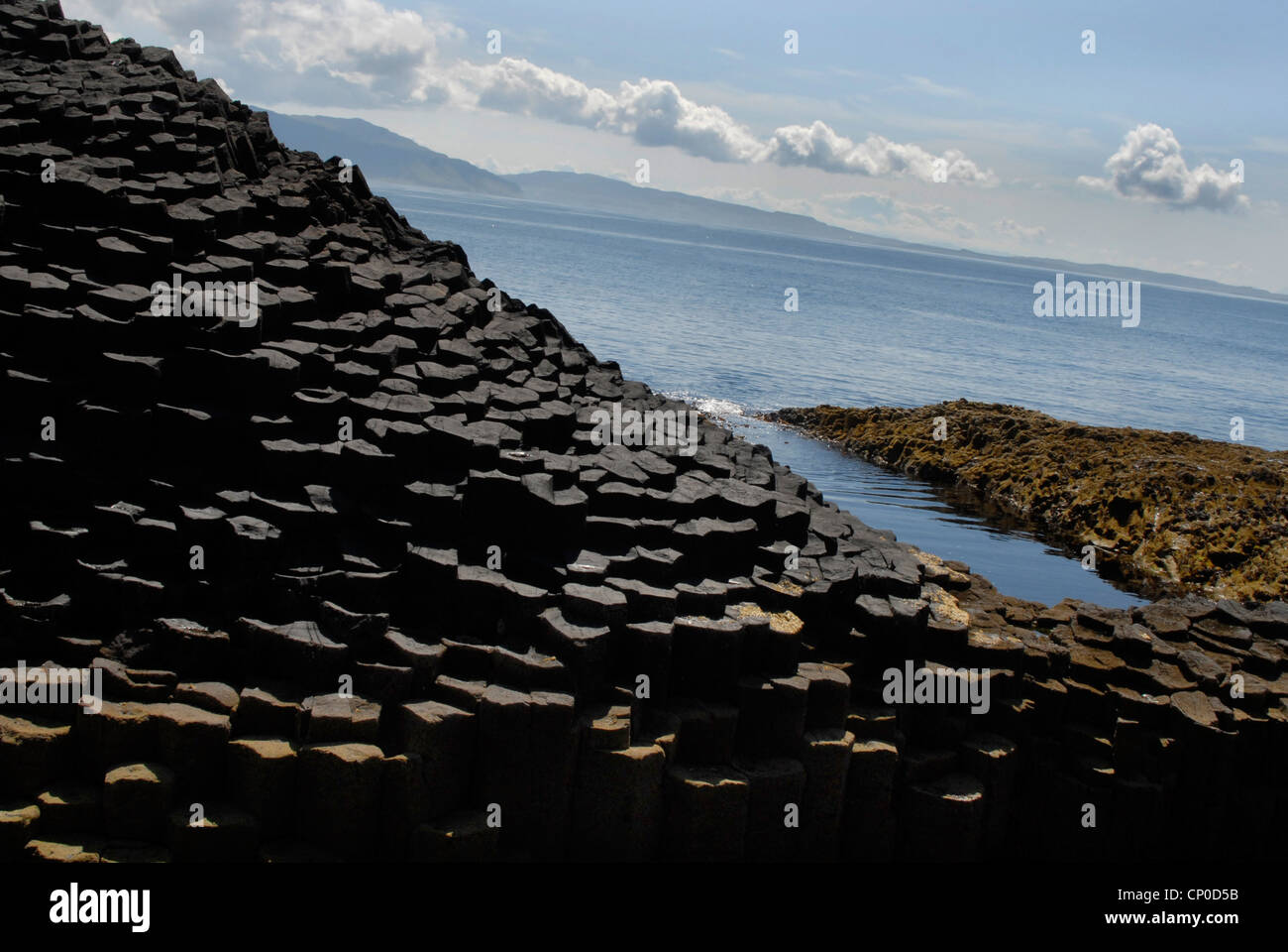 Basalt Columns on the Isle of Staffa Scotland Stock Photo - Alamy