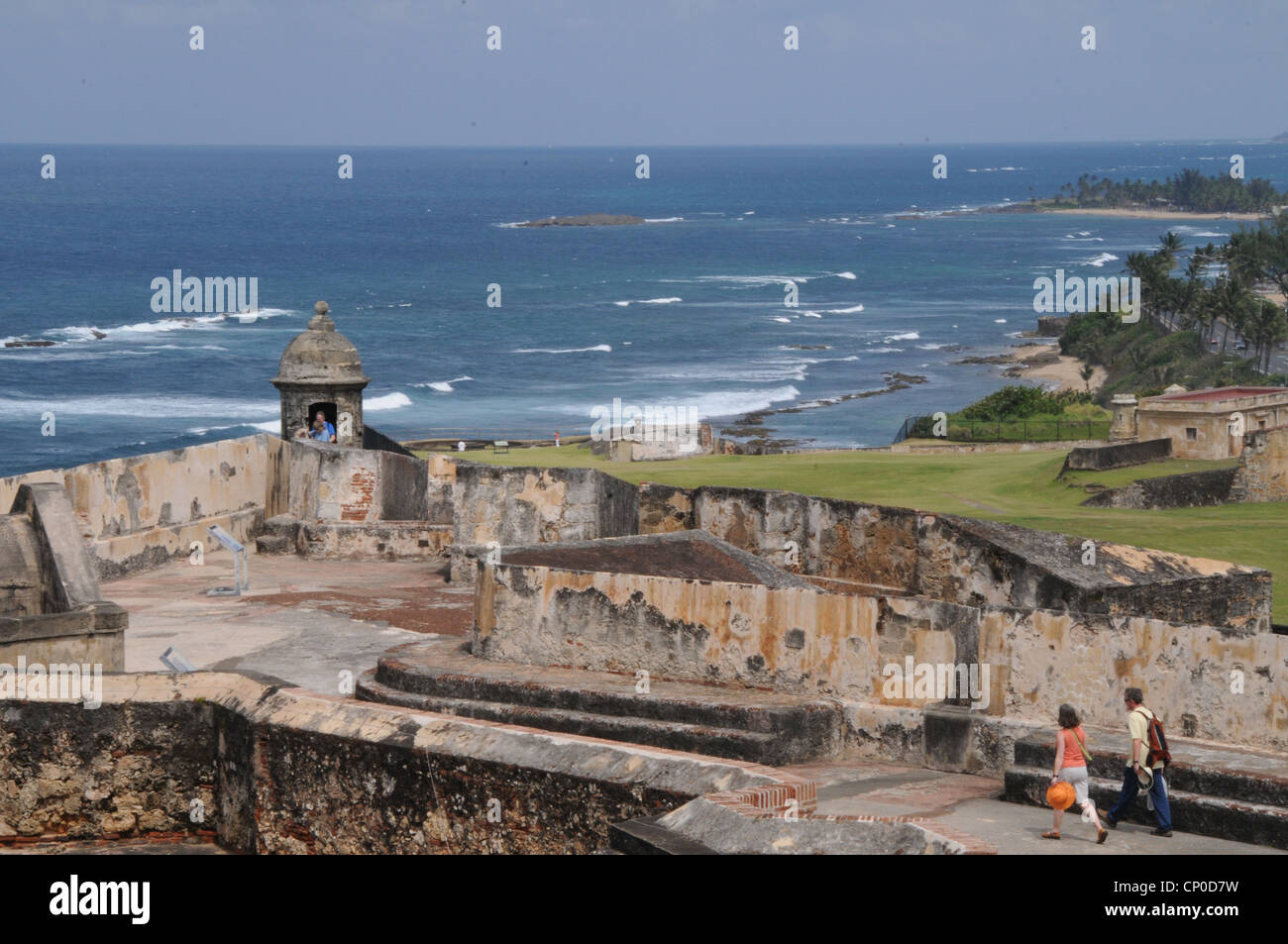 Castillo de San Cristóbal (Puerto San Juan Puerto Rico Fort Stock Photo ...