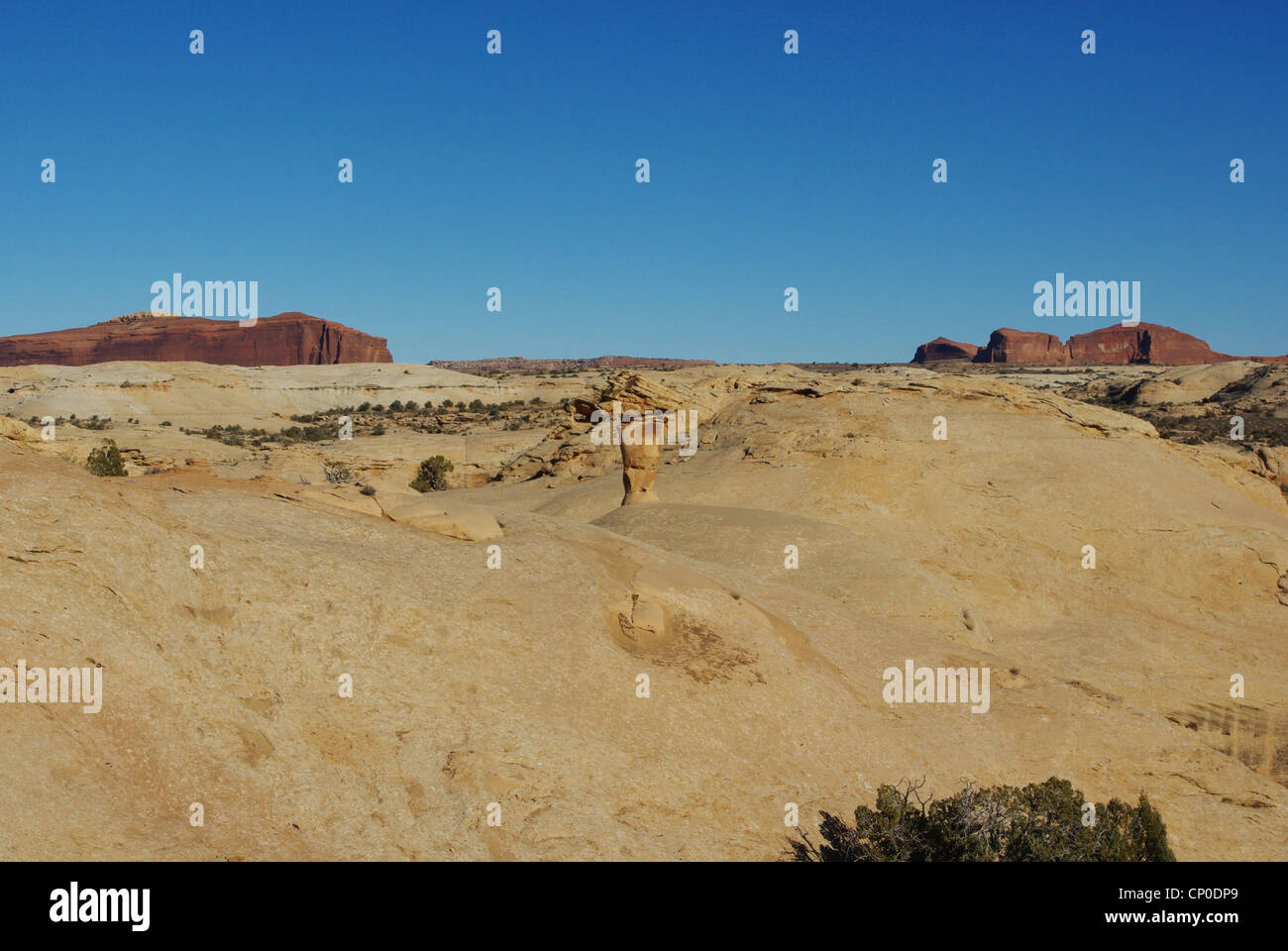 Secret Spire, rocks and blue sky, Utah Stock Photo - Alamy