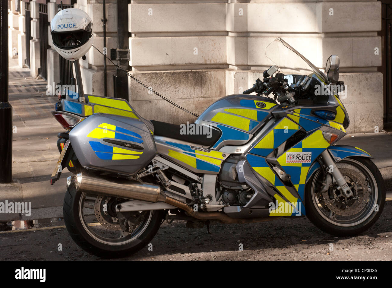 Police Yamaha FJR1300 Motorcycle In Vilnius Old Town Editorial Image ...