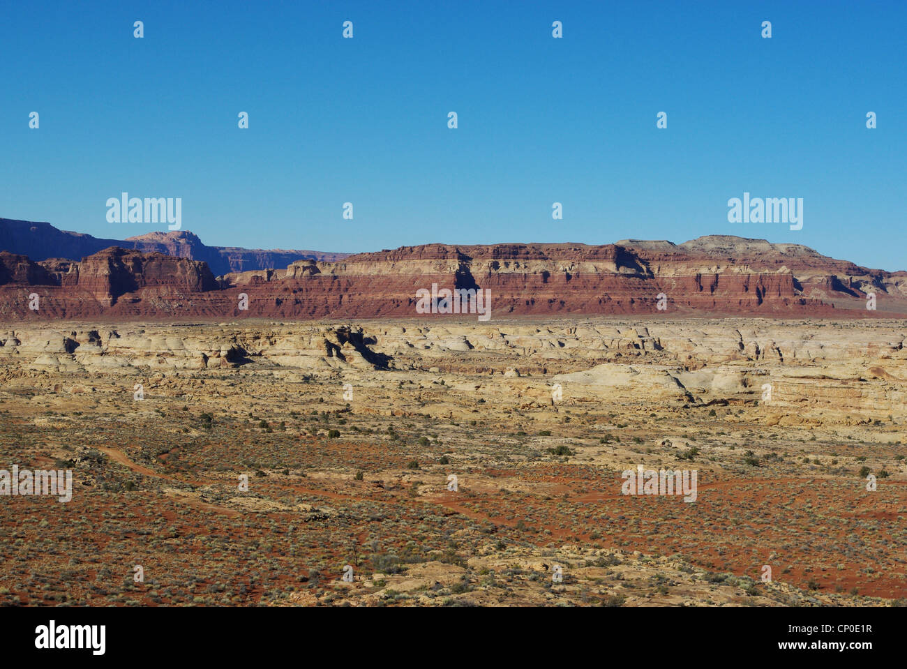 High desert colours near Hite, Utah Stock Photo - Alamy
