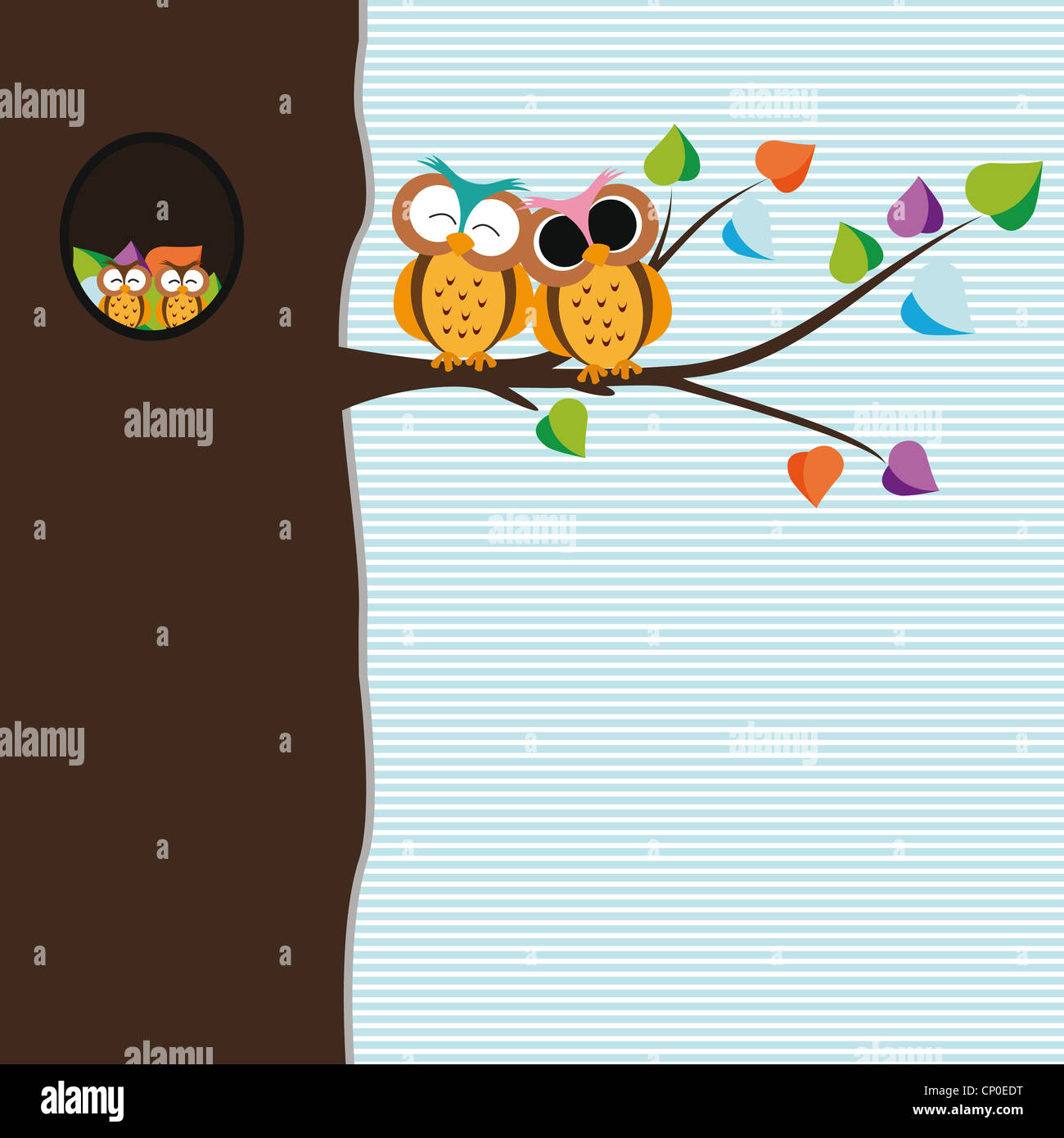 Owls and abstract hi-res stock photography and images - Alamy