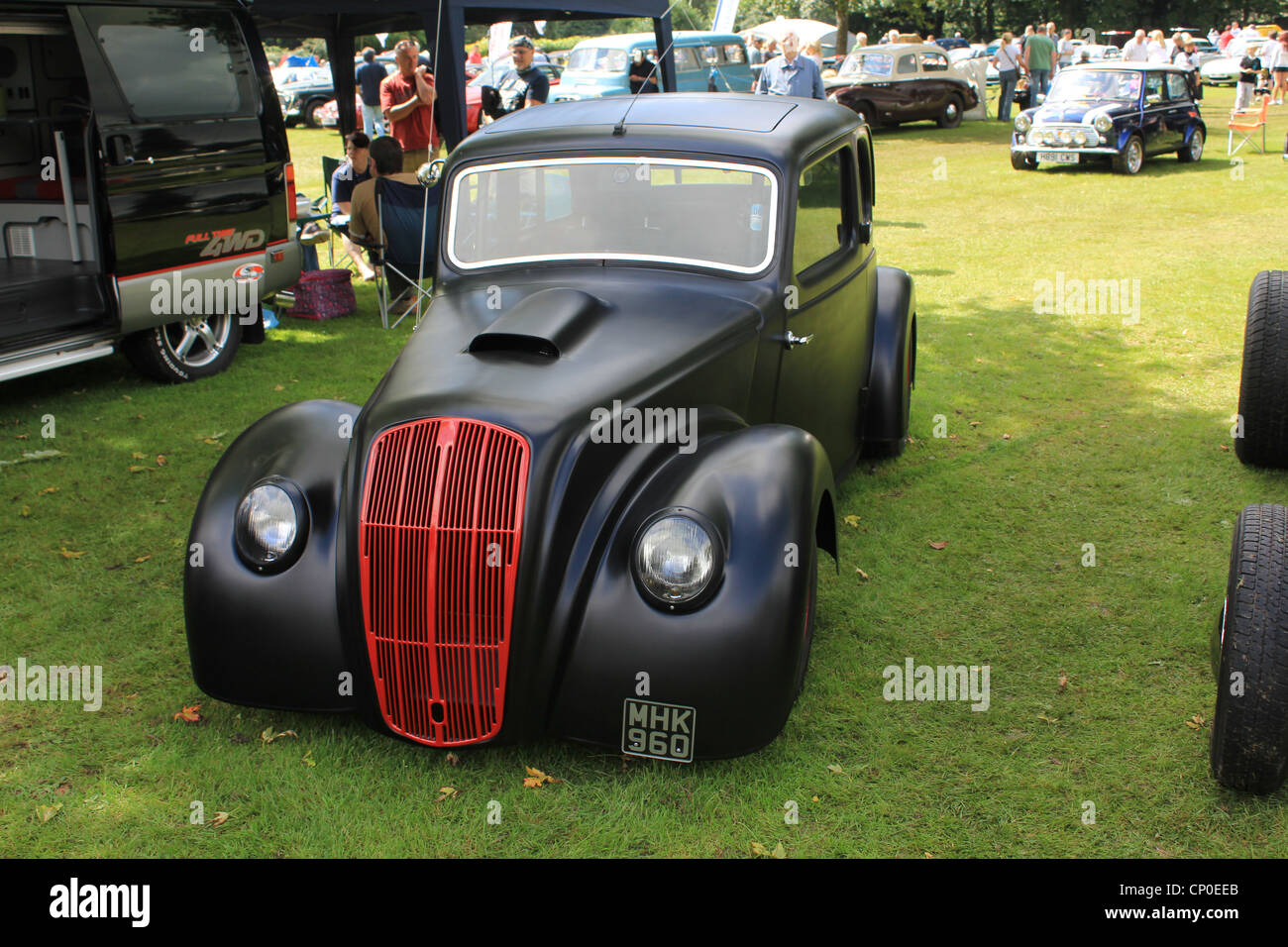 Black hot rod Stock Photo - Alamy