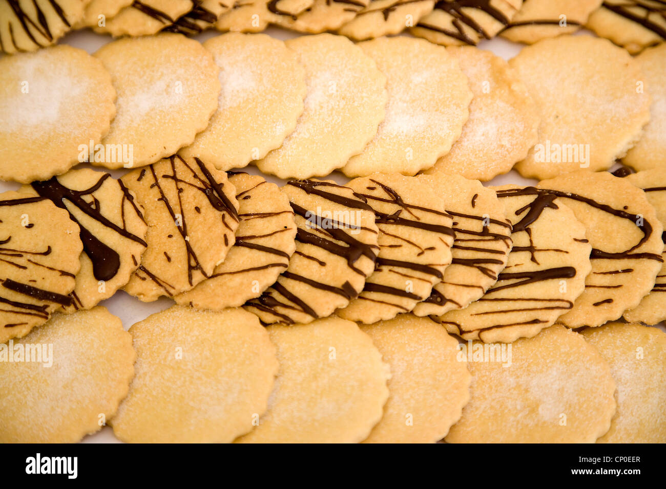 Sweet biscuits food confection Stock Photo - Alamy