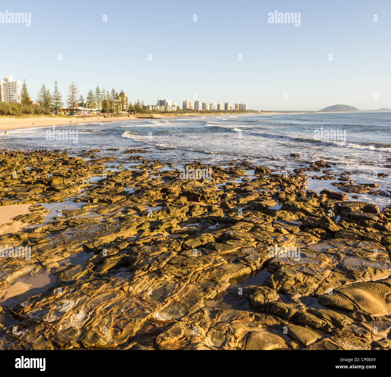 Basalt rocks proliferate along the Sunshine Coast in Queensland ...