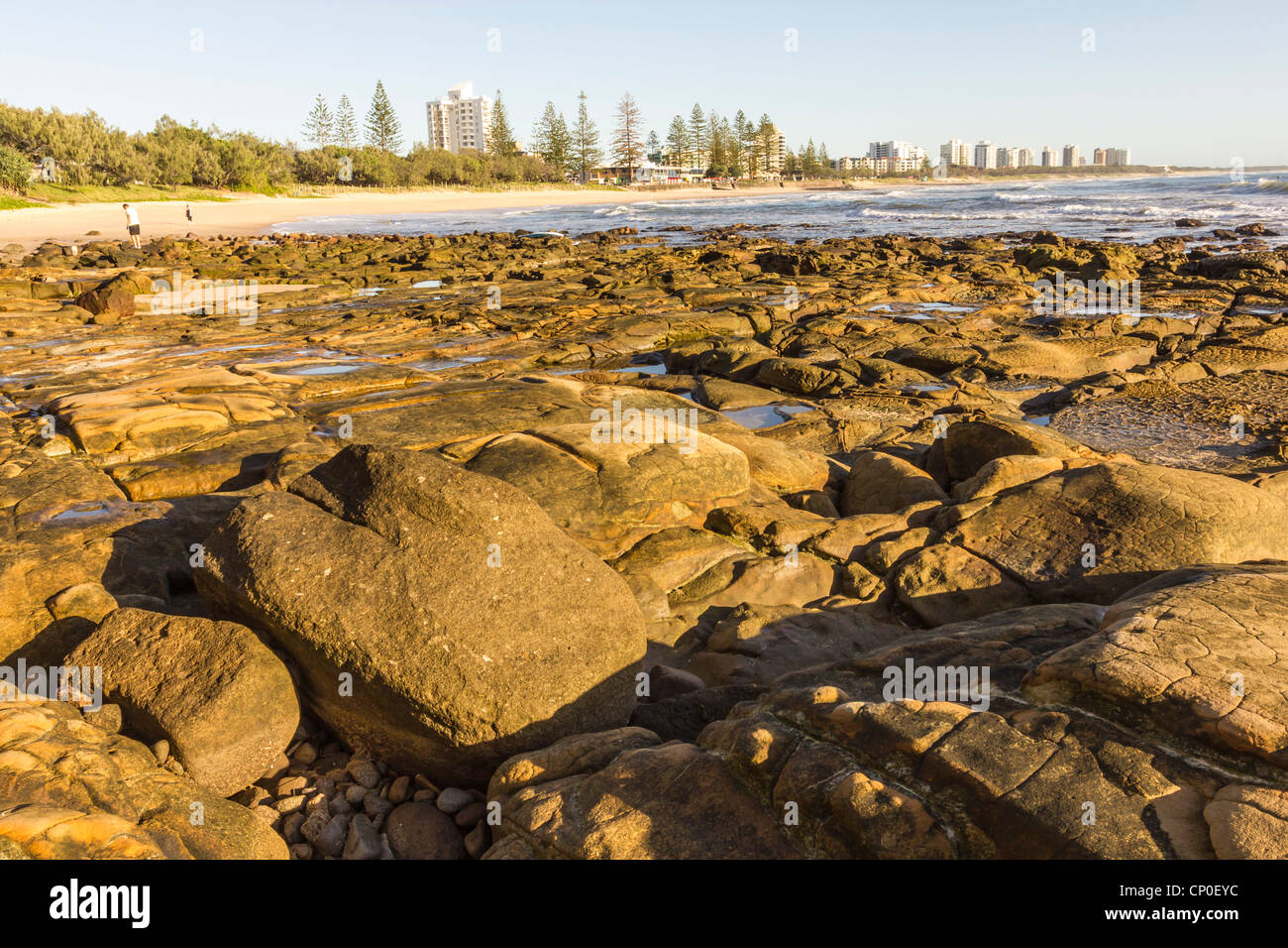 Basalt rocks proliferate along the Sunshine Coast in Queensland ...