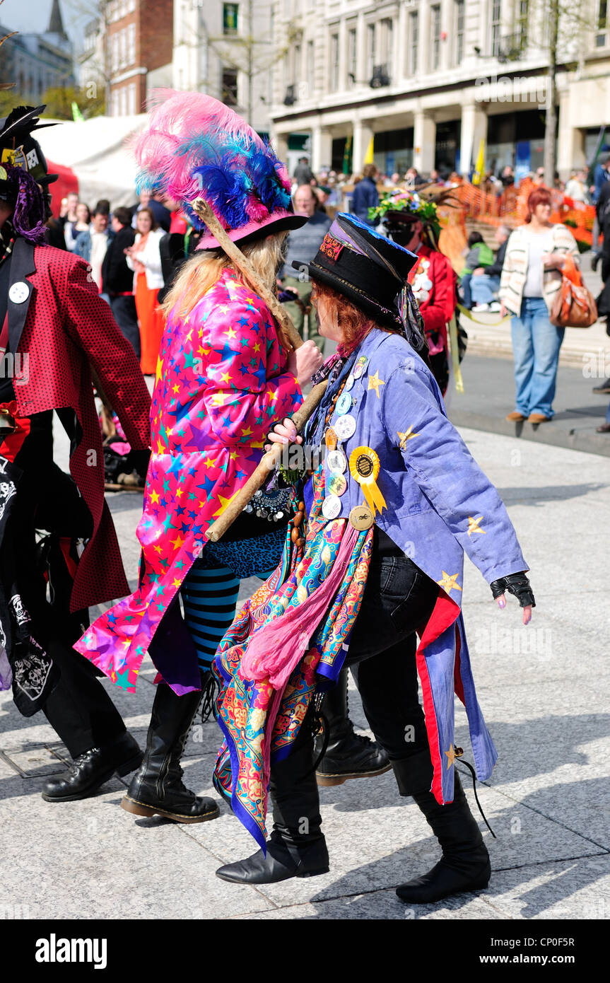The Black Pig Border Morris Dancer's and Musicians .Nottingham Old ...