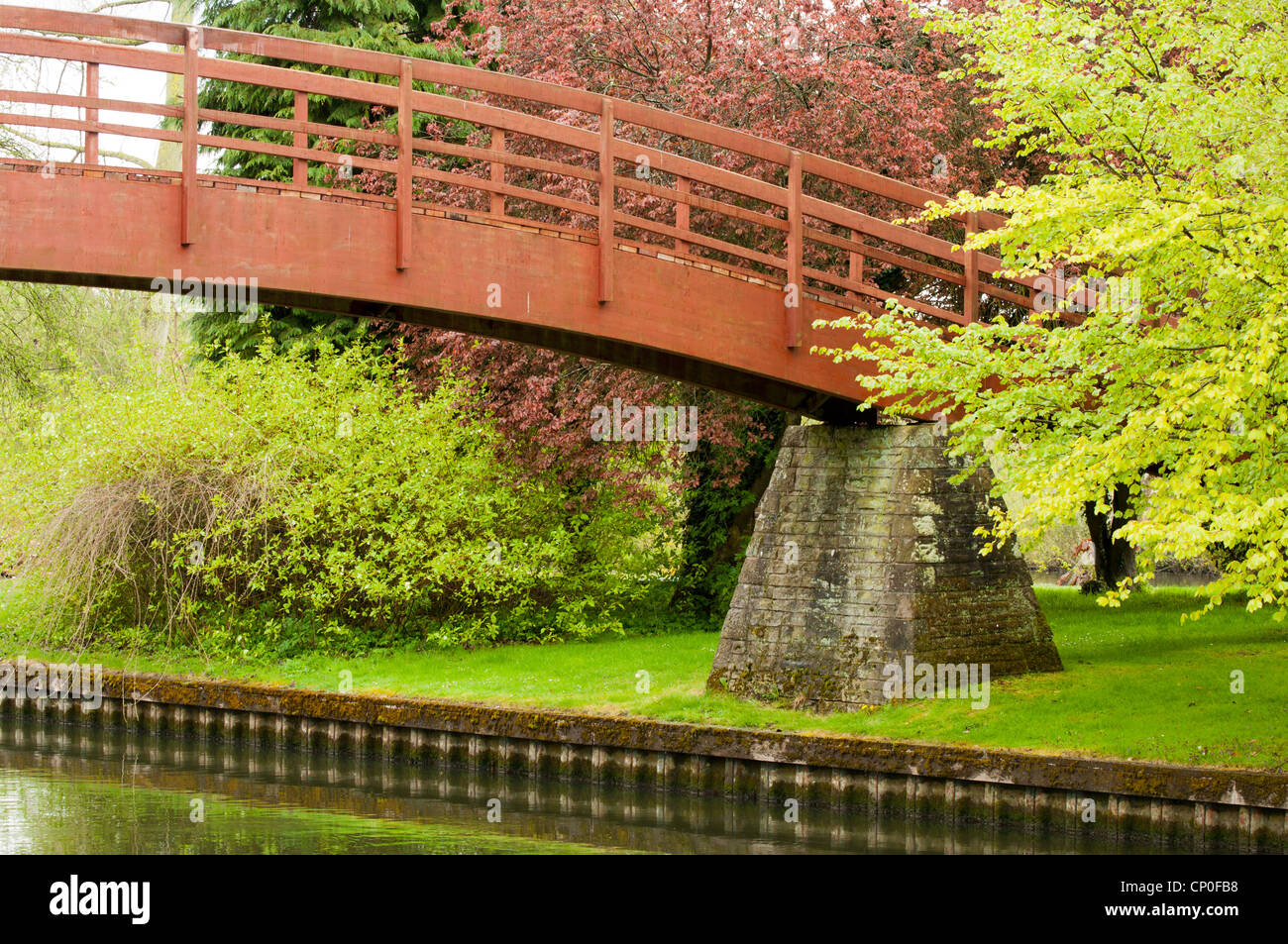 Bridge Over River Stock Photo - Alamy