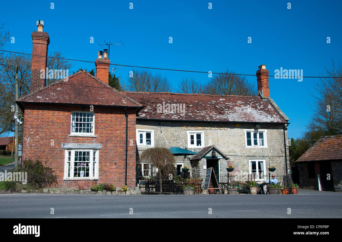 The Black Dog, Chilmark, Wiltshire, England Stock Photo - Alamy