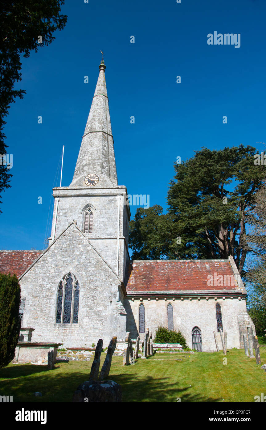 Church Of St Margaret Of Antioch, Chilmark, Wiltshire Stock Photo - Alamy