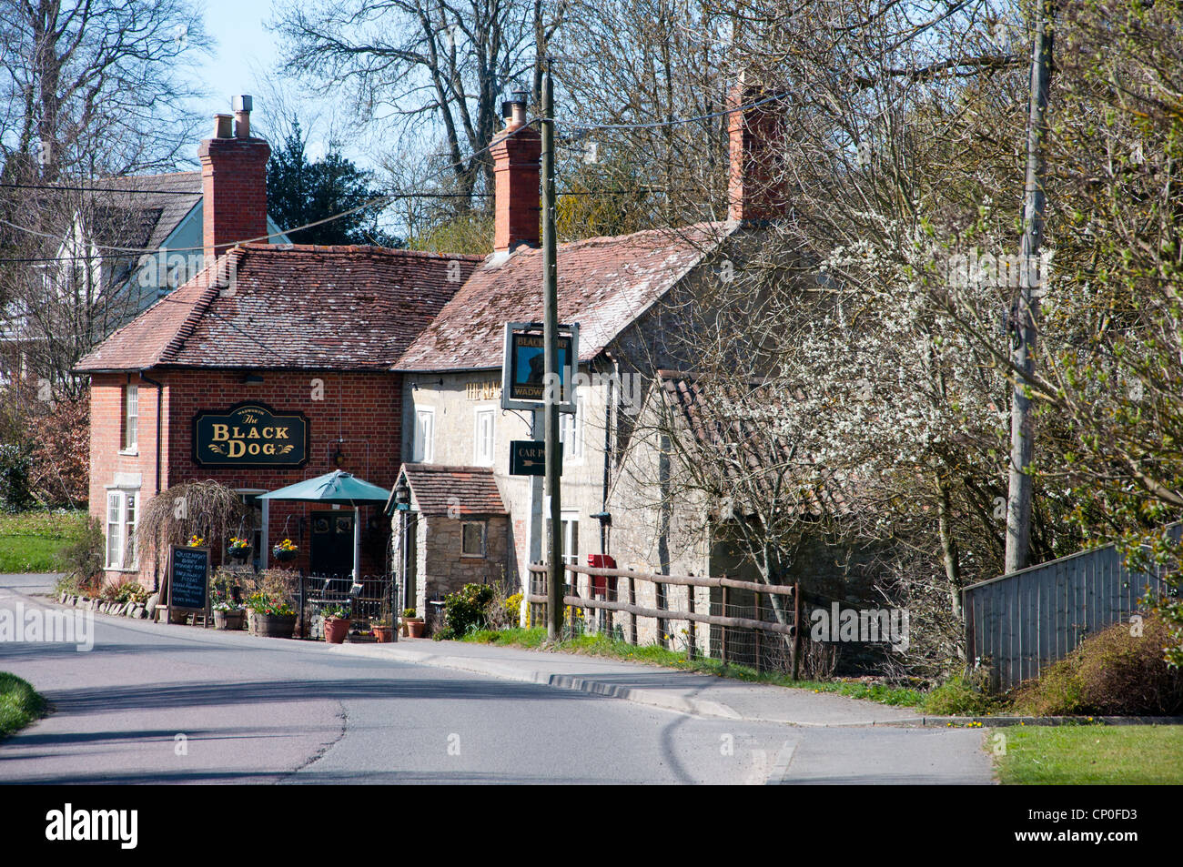 The Black Dog, Chilmark, Wiltshire Stock Photo - Alamy