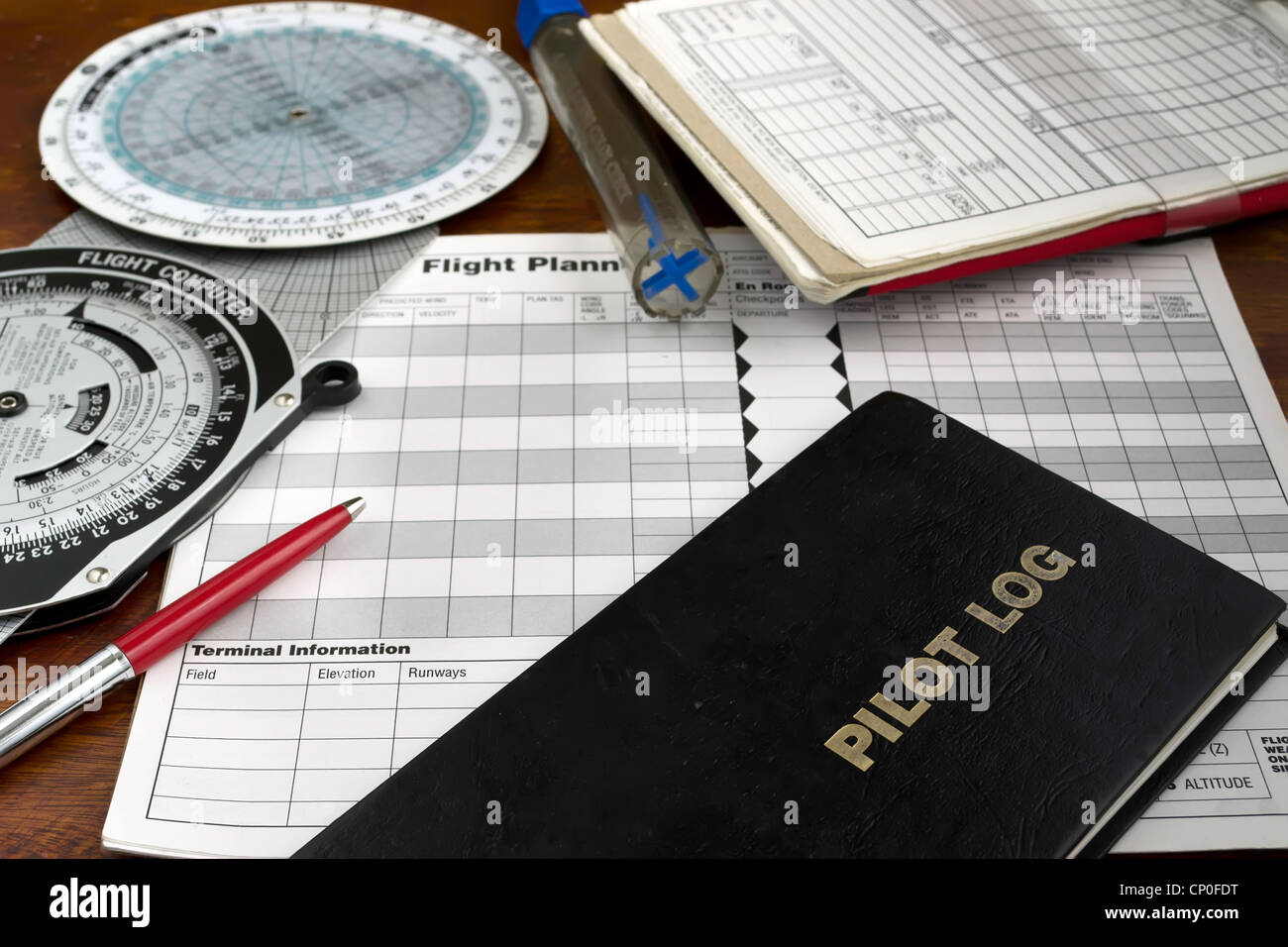 Flight logbook hi-res stock photography and images - Alamy