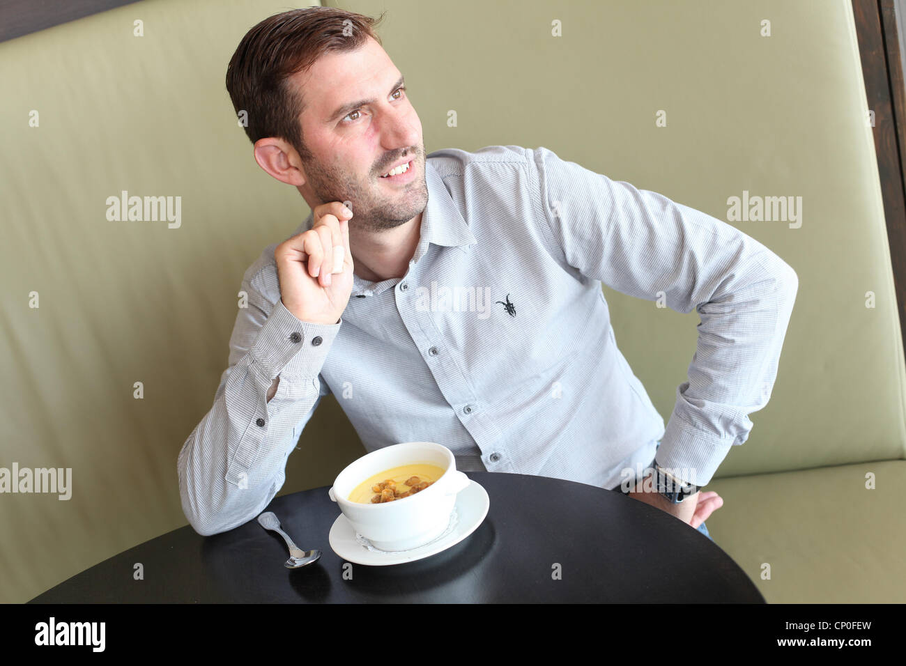 British chef Mark Sargent Stock Photo - Alamy