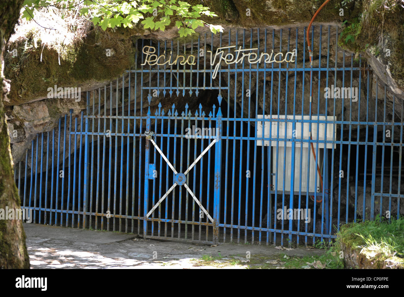 Entrance of cave Vjetrenica, which is the largest and most important ...