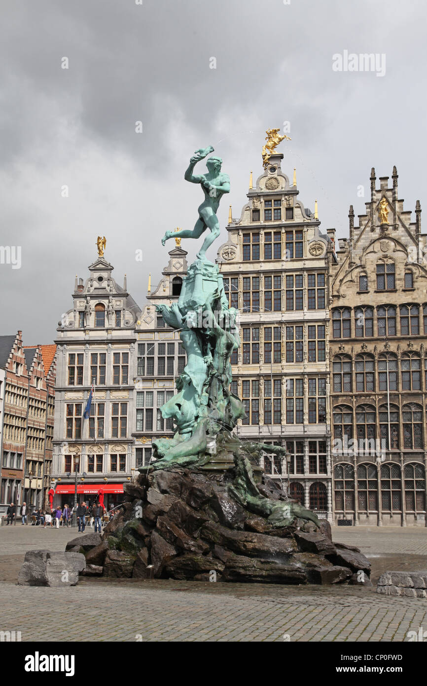 Statue Of Brabo High Resolution Stock Photography and Images - Alamy