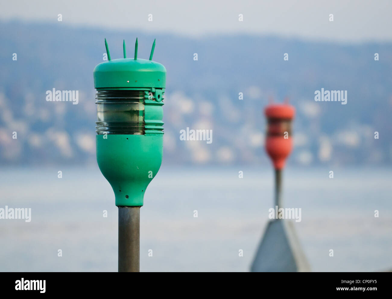 Red port navigation light hi-res stock photography and images - Alamy