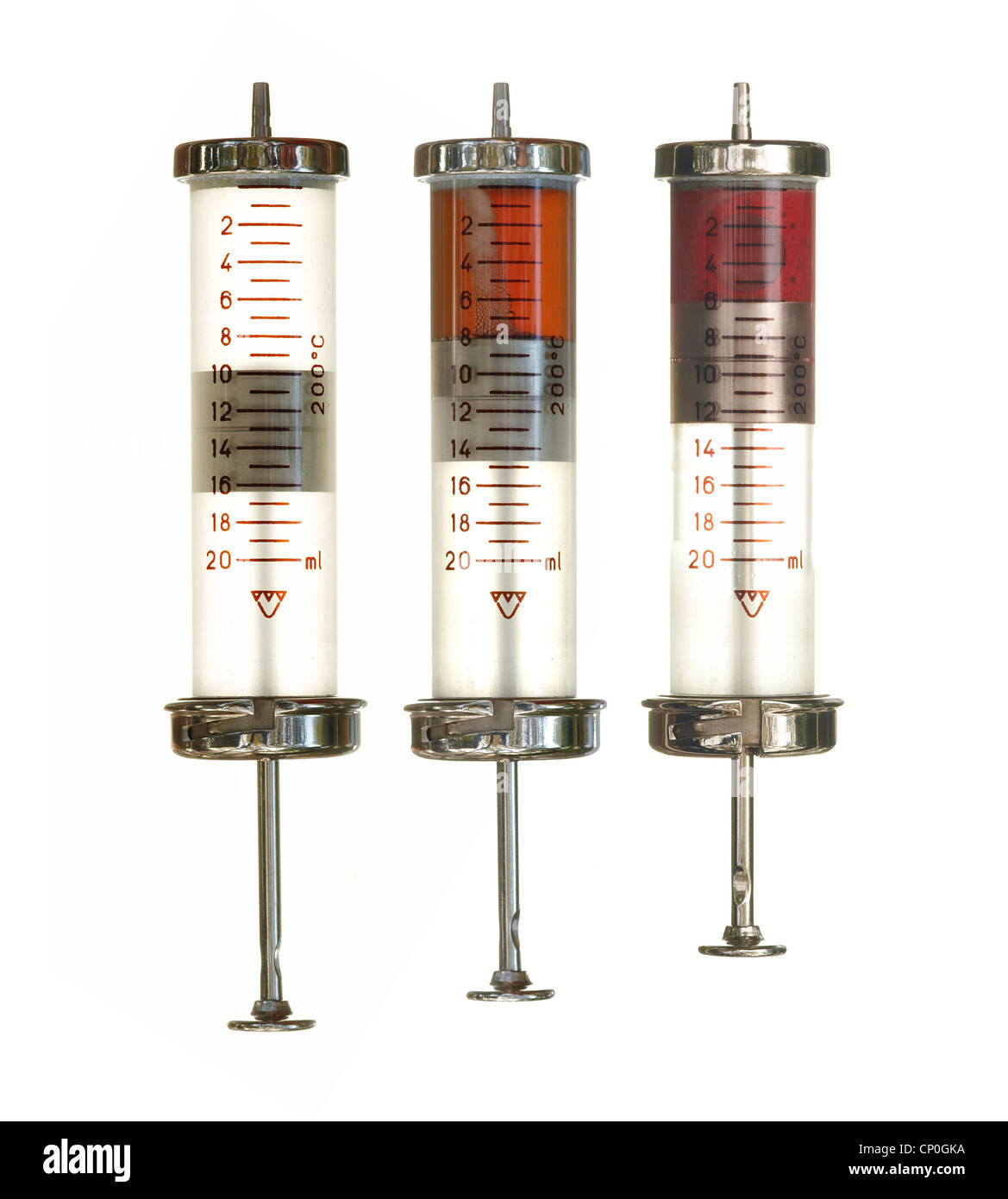 old glass injection - retro Stock Photo - Alamy