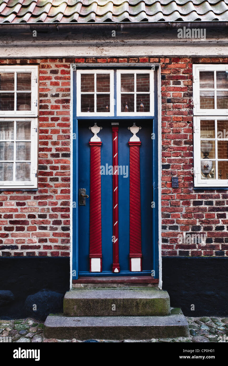 Ribe is the oldest town of Denmark, situated in southwest Jutland, and ...