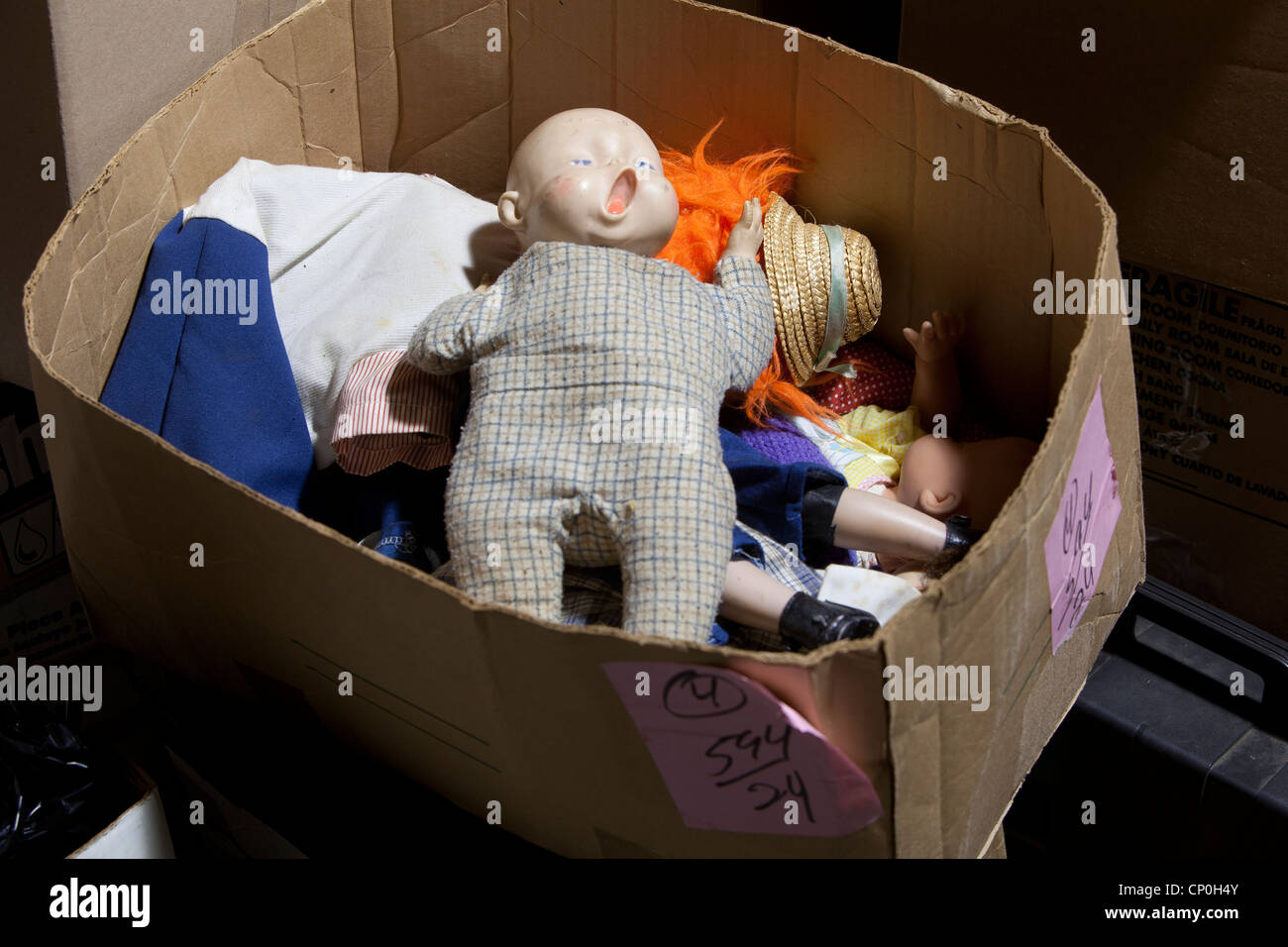 Scary doll antique hi-res stock photography and images - Alamy