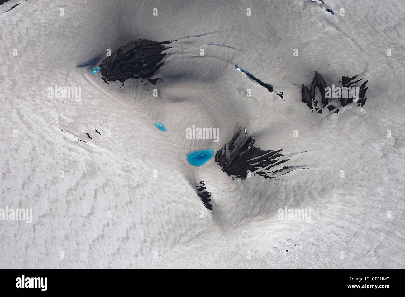 Meltwater pools iceland vatnajokull hi-res stock photography and images ...