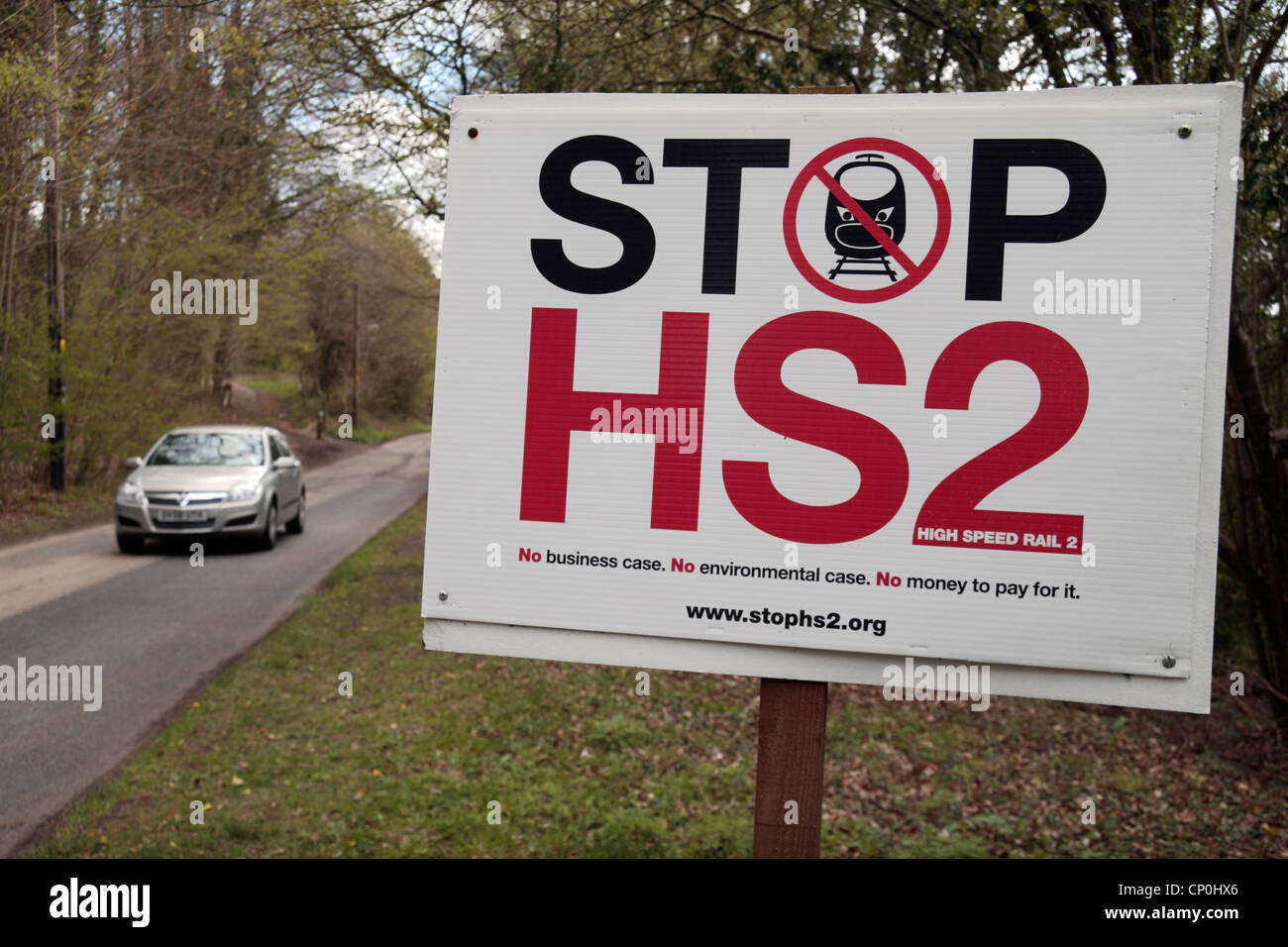 A anti hs2 sign on hi-res stock photography and images - Alamy