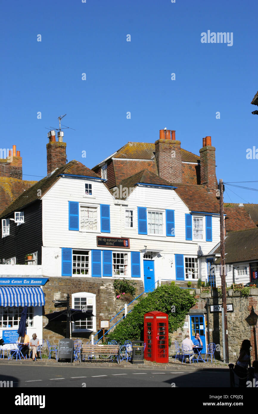 The Old Borough Arms Hotel Rye East Sussex England UK Stock Photo - Alamy