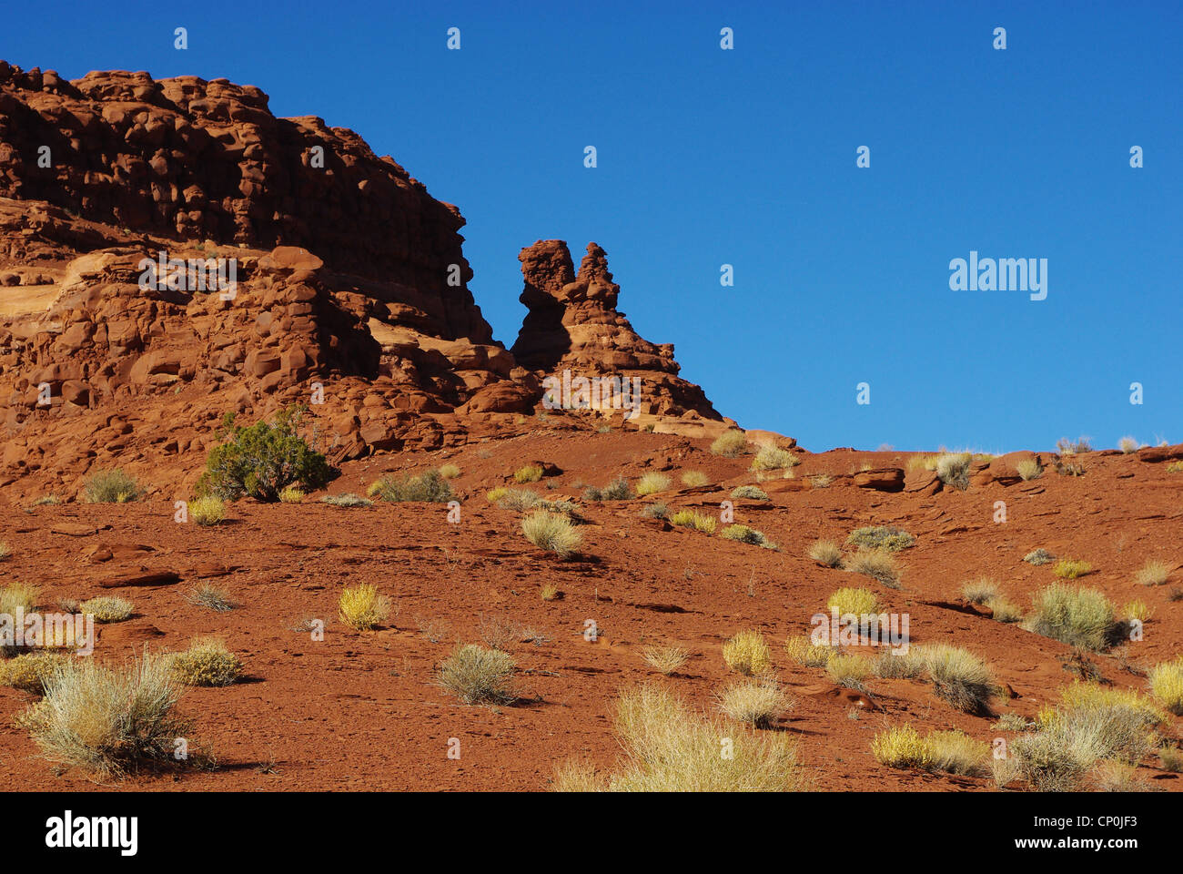Green, red and blue, Utah Stock Photo - Alamy