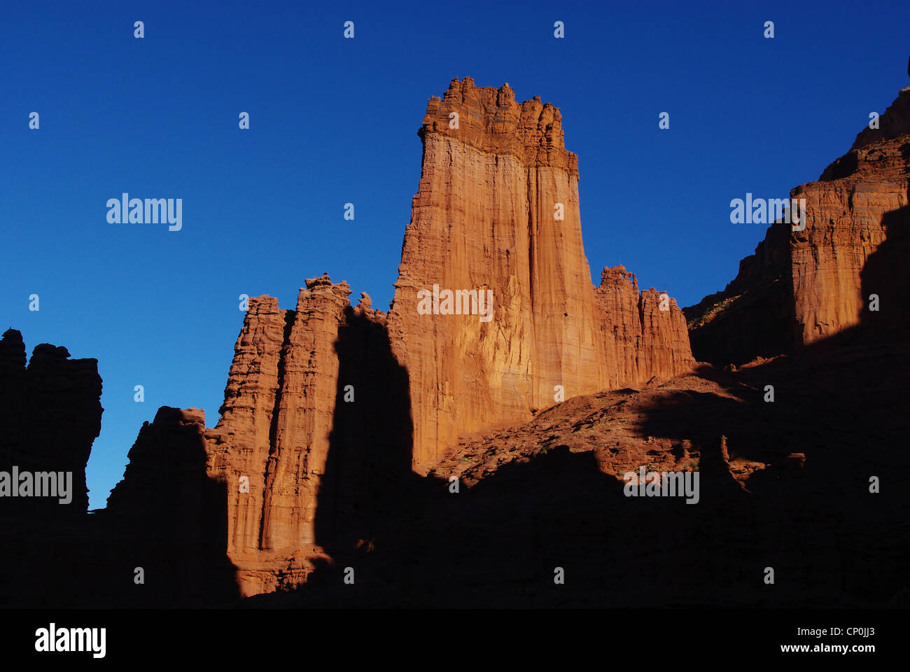Detail of Fisher Towers, Utah Stock Photo - Alamy