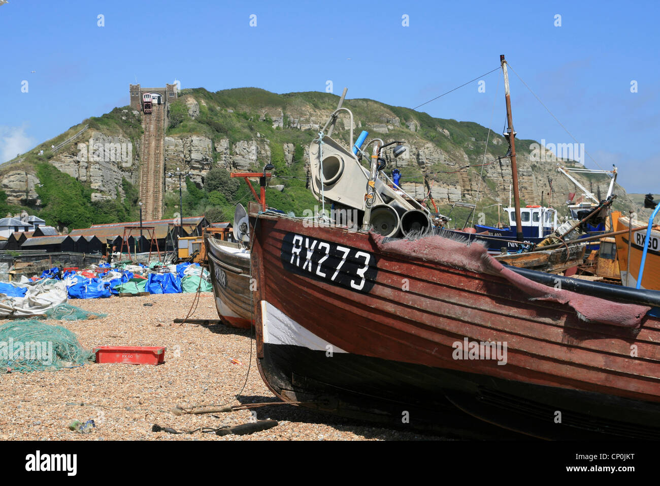 Hastings fishing boat 1066 hi-res stock photography and images - Alamy