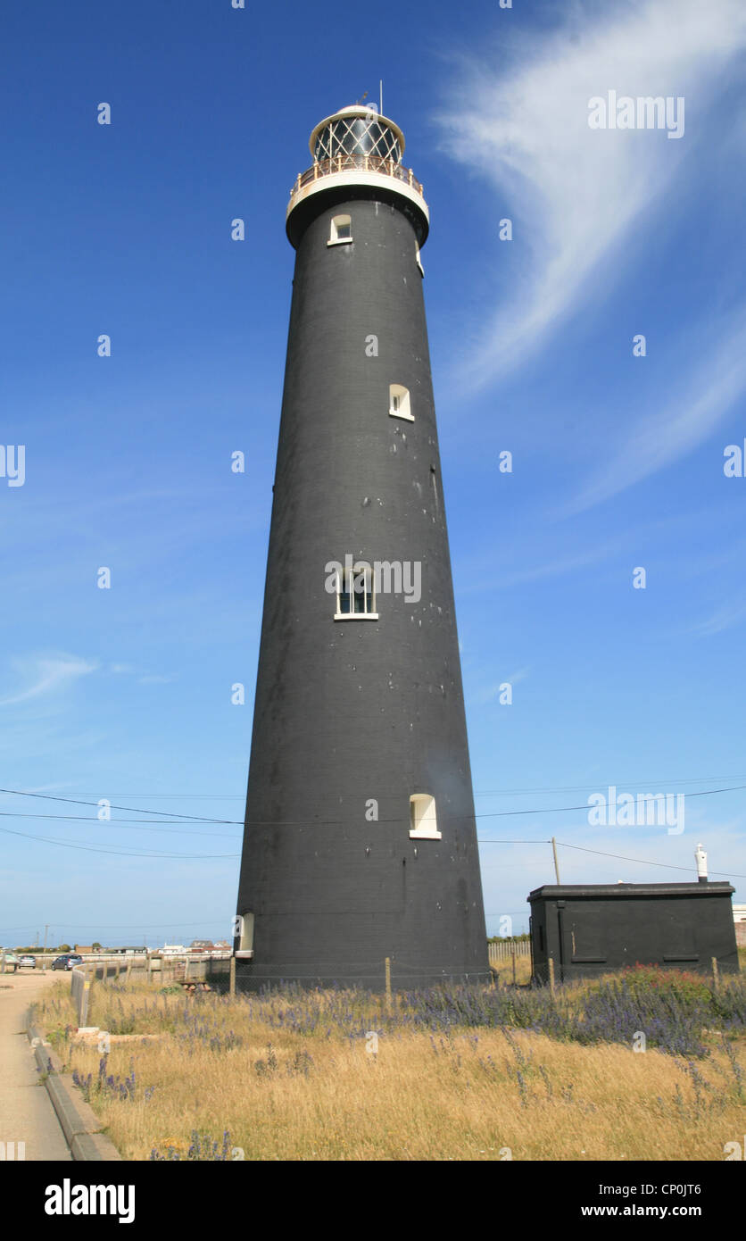 old lighthouse of 1904 Dungeness Kent England Stock Photo - Alamy