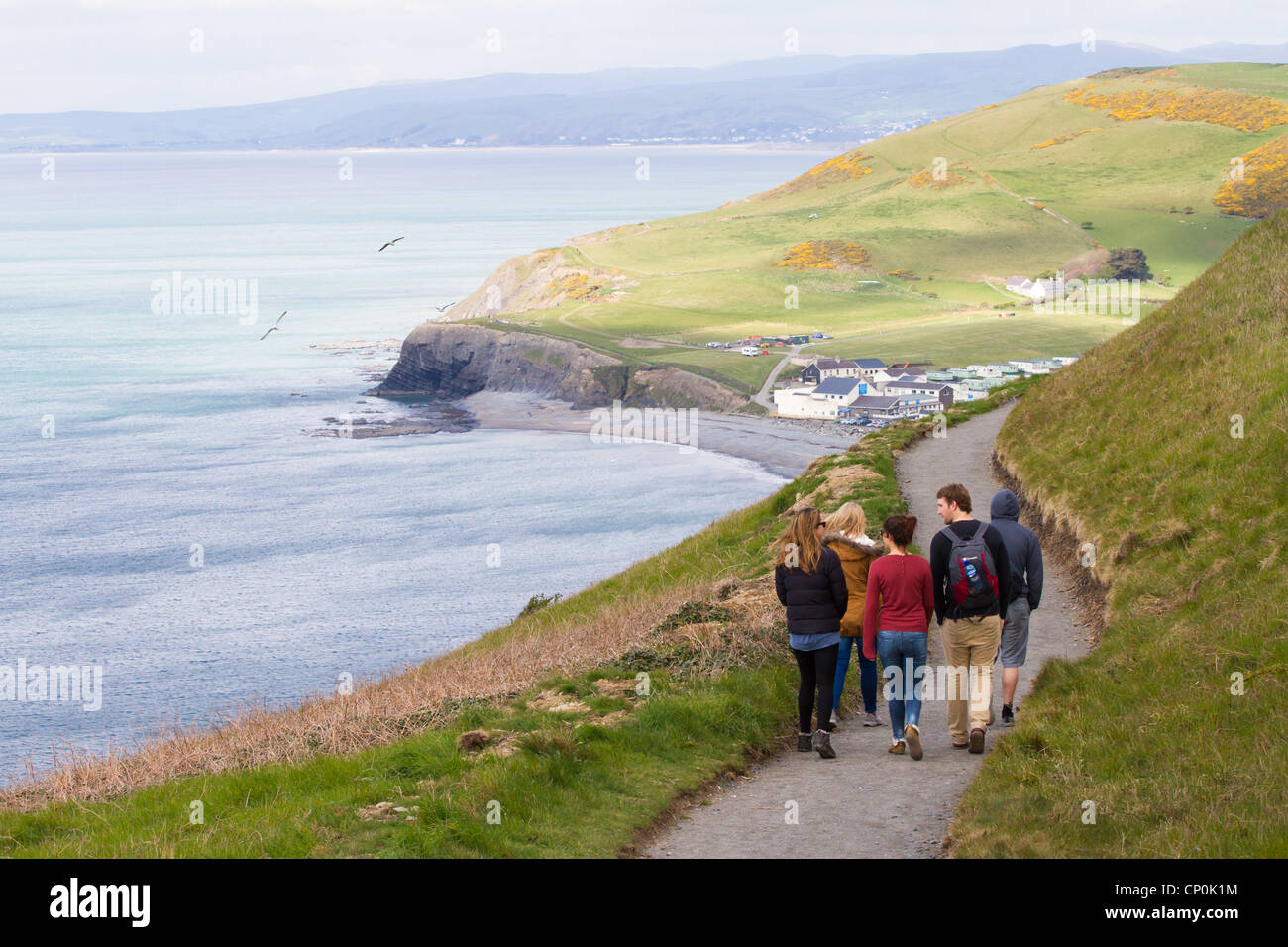 Ceredigion coastal footpath wales hi-res stock photography and images ...