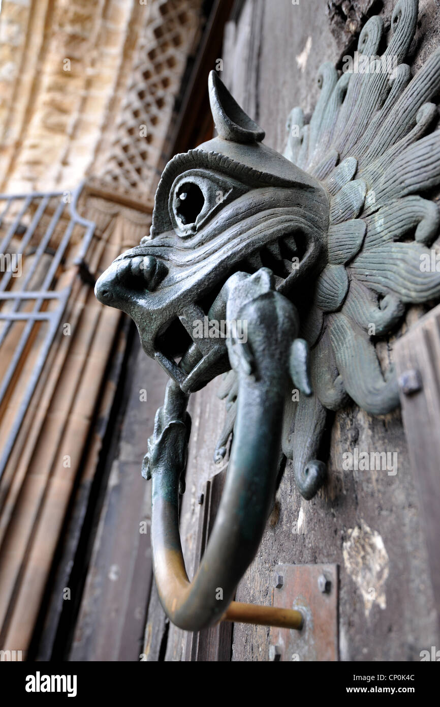 Durham cathedral sanctuary door knocker hi-res stock photography and ...