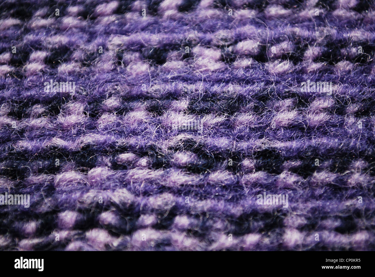 Blue and gray knitting wool texture macro detail background horizontal ...