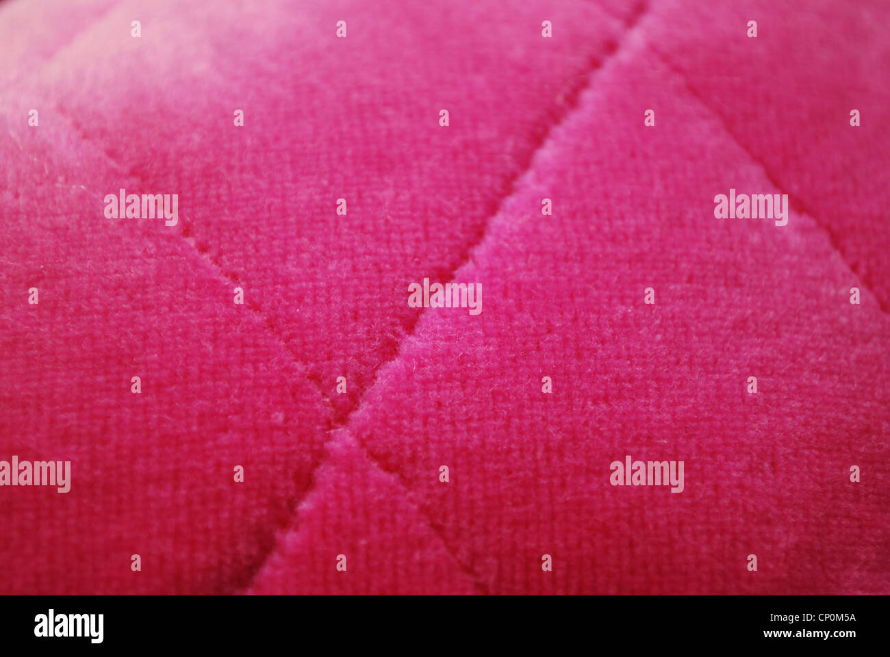 Pink padded velvet fabric texture macro background horizontal Stock ...