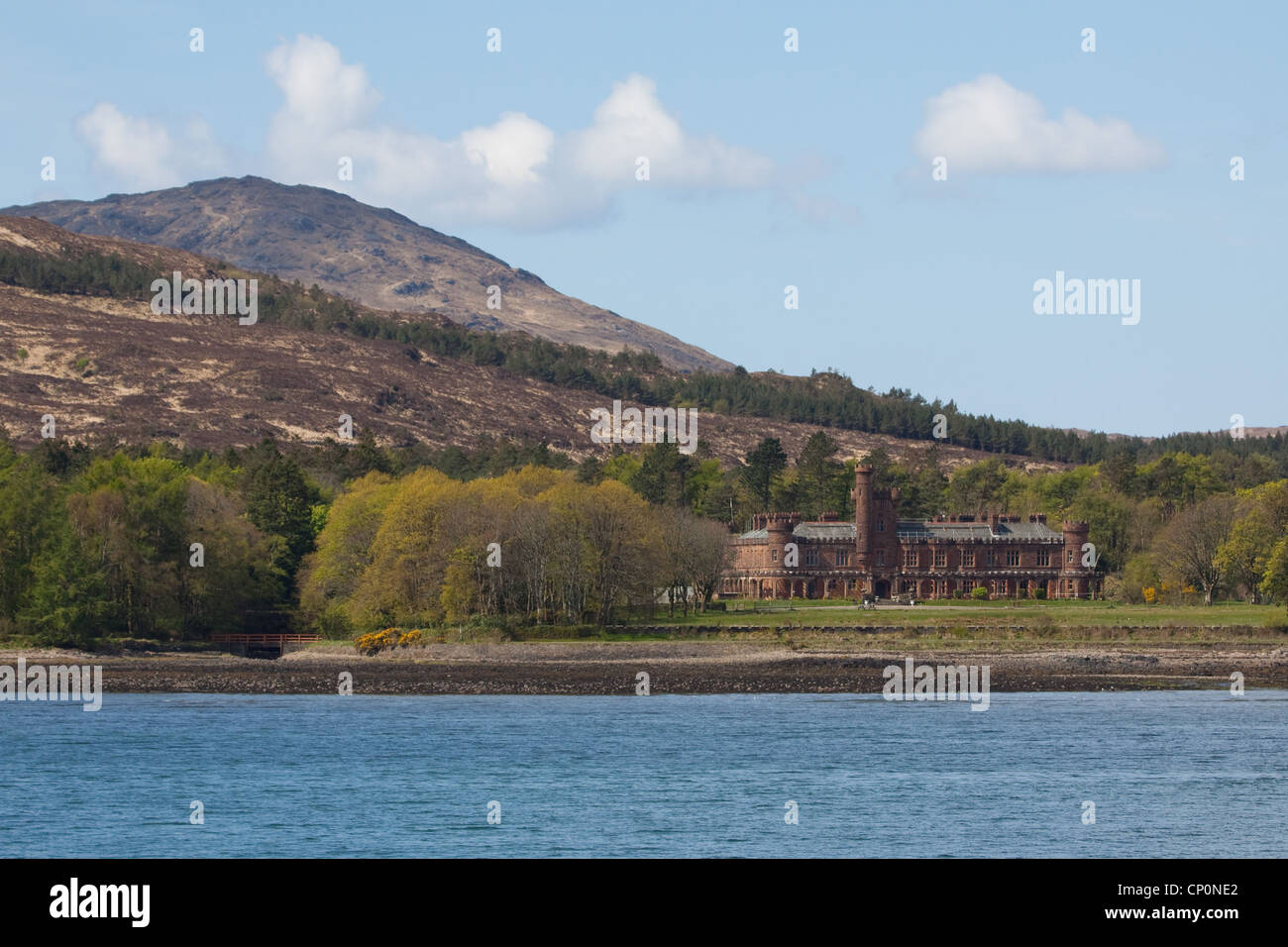 Kinloch Castle one-time home of the Bulloughs of Lancashire now owned ...
