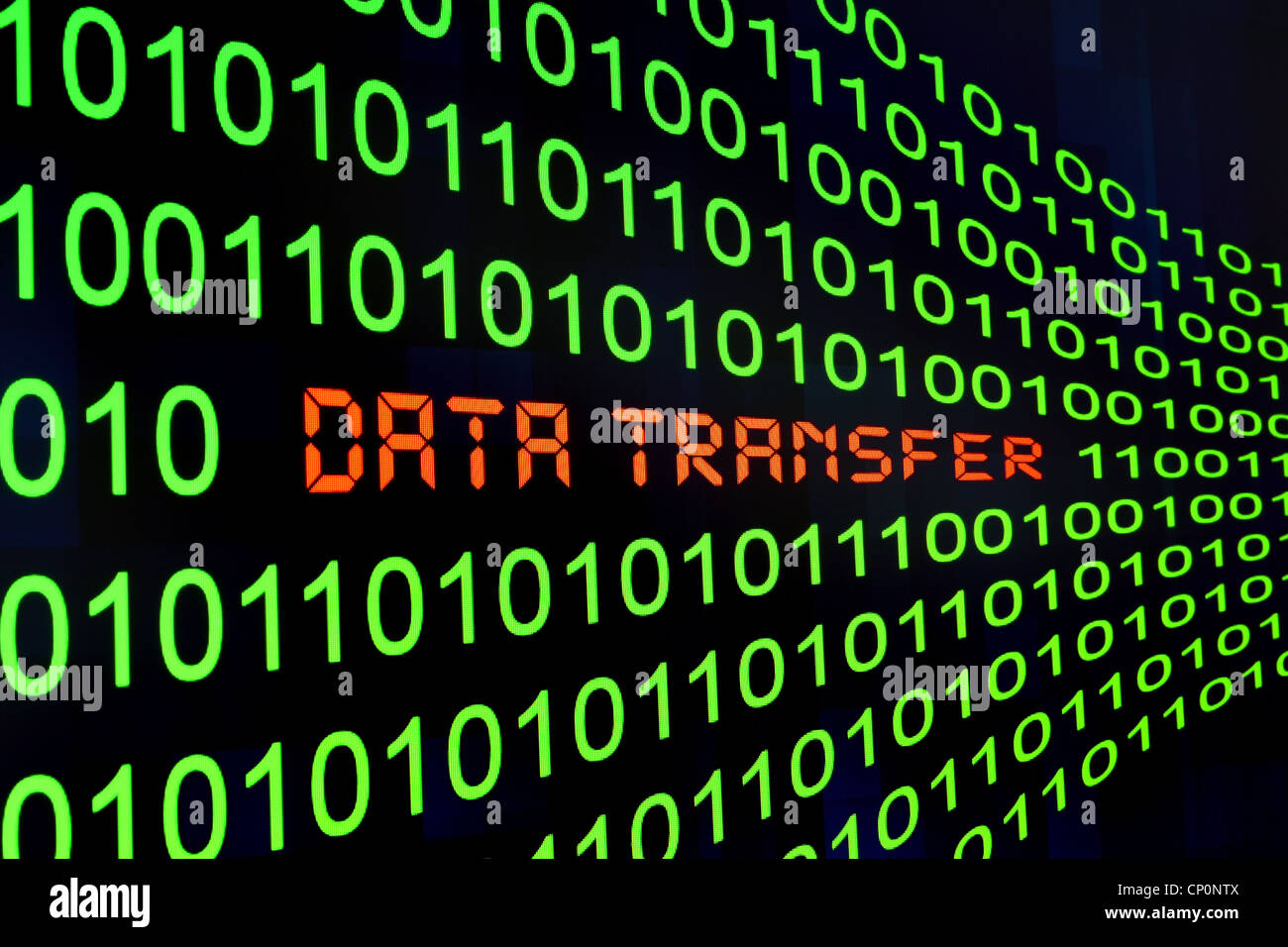 Binary data concept Stock Photo - Alamy