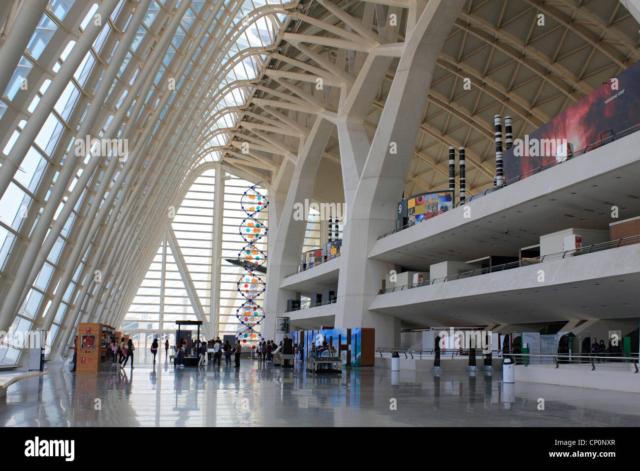 Science museum Valencia Spain Stock Photo - Alamy