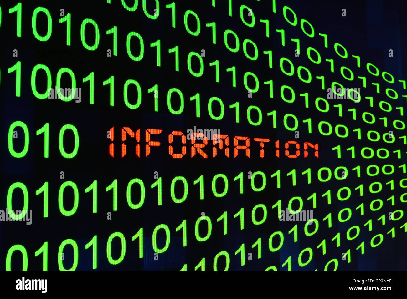 Binary data concept Stock Photo - Alamy