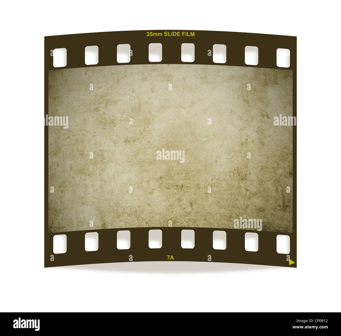 A film strip with grunge image and soft drop shadow Stock Photo - Alamy