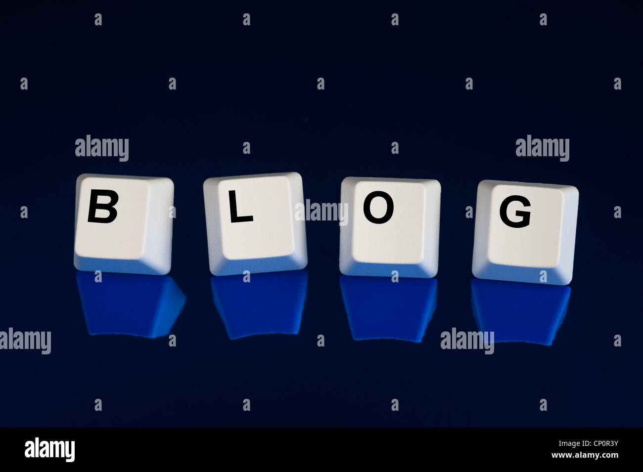 A set of computer keyboard keys spelling out BLOG. Good for Internet ...