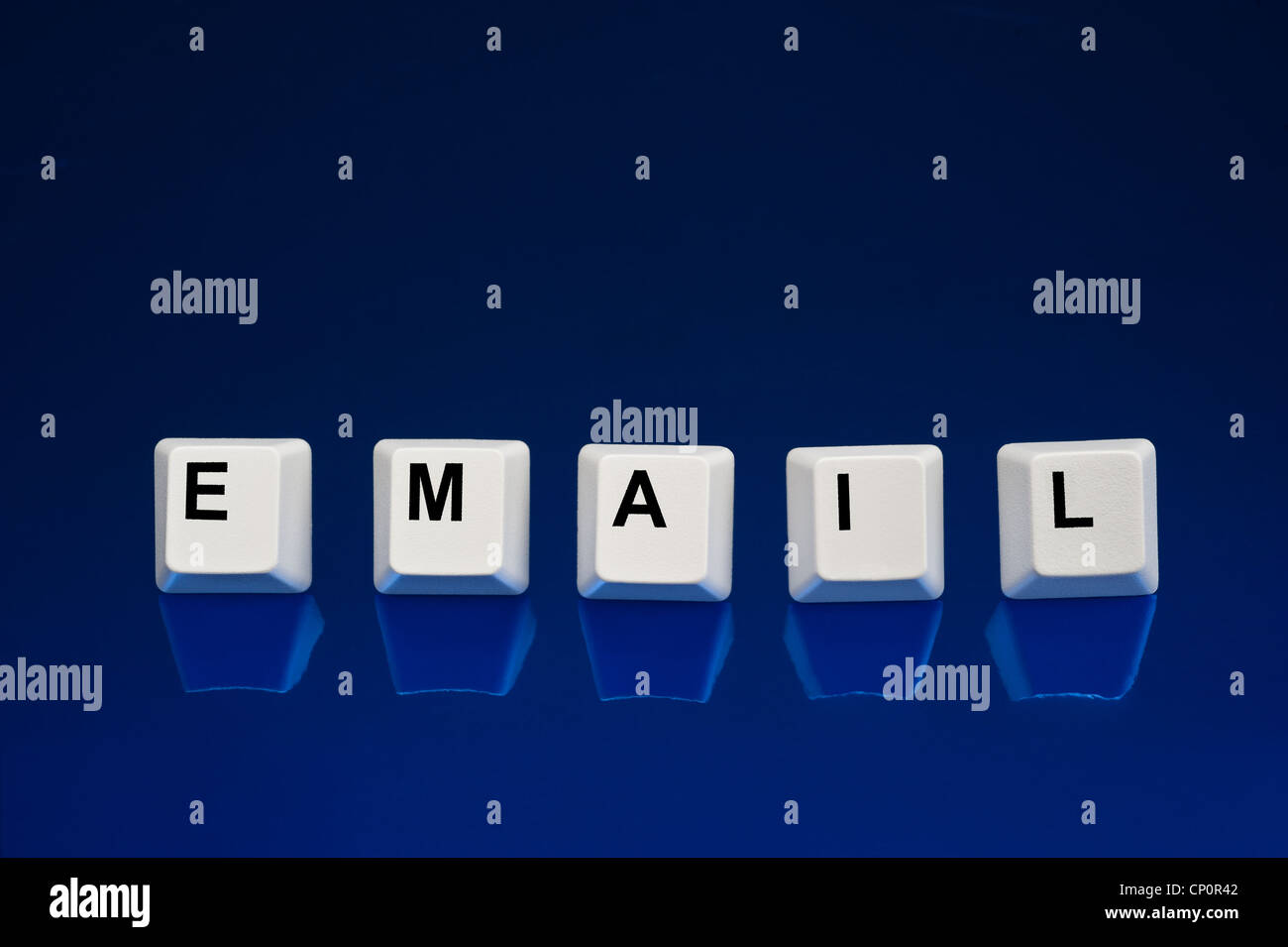 A set of computer keyboard keys spelling out EMAIL. Good for Internet ...