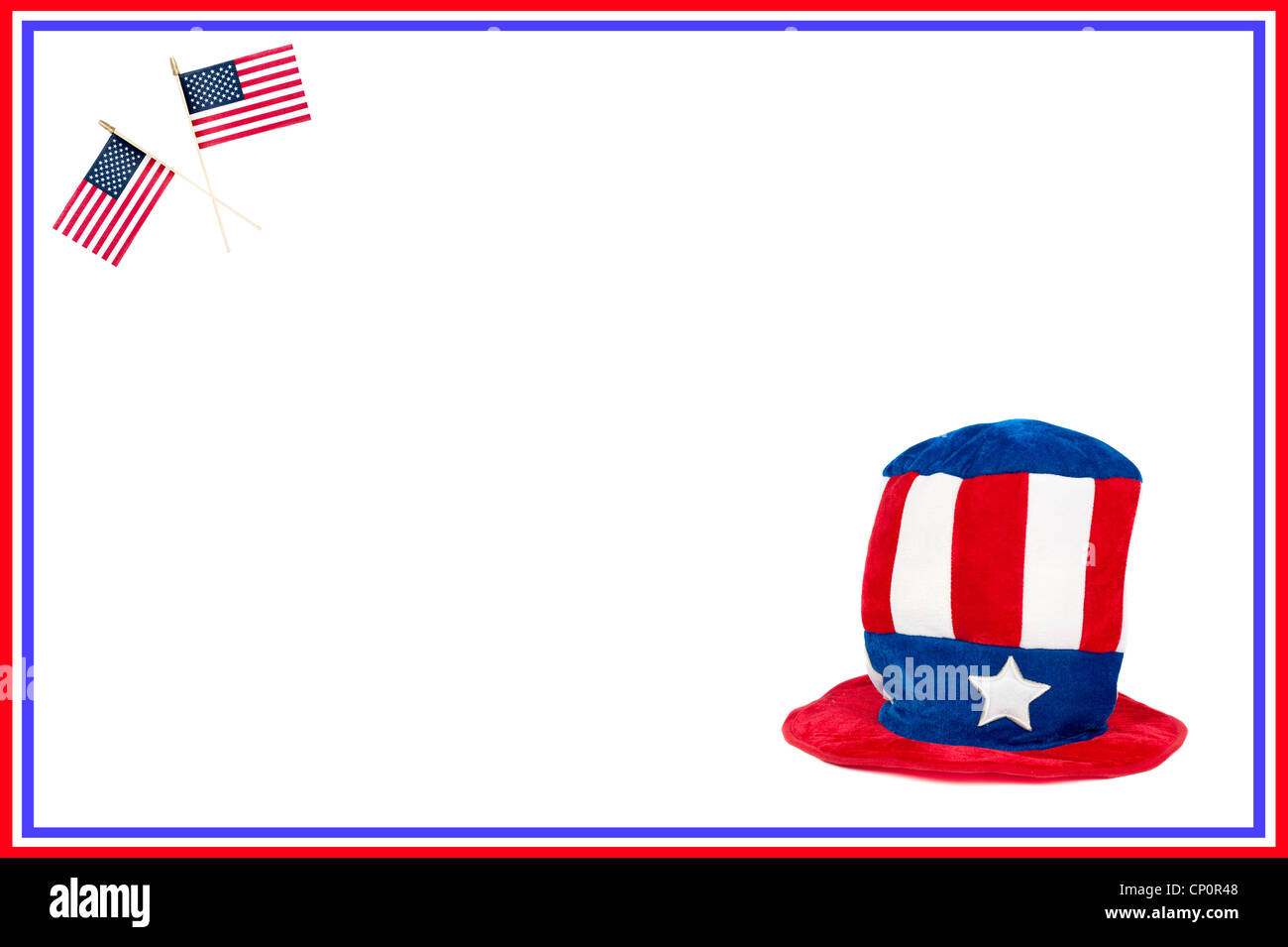 A colorful, patriotic image for a Fourth of July, Memorial Day or Labor ...